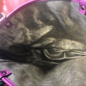 31 | Bags | Dark Pinkish Purple Jewell 3 Bag Reversible Purse | Poshmark